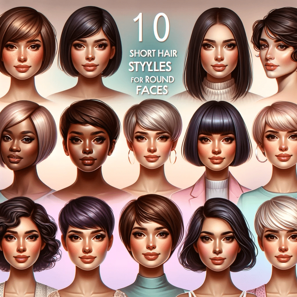 10 Short Hair Styles Round Face: Enhance Your Features