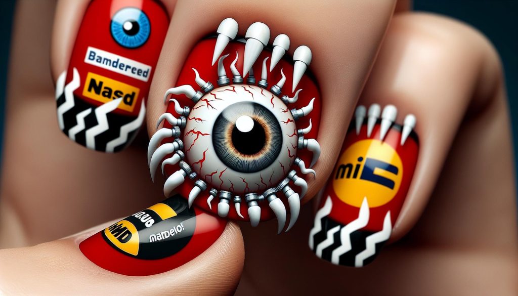 Zoom Into Style: Lightning McQueen Nail Art Tutorial | Team True Beauty